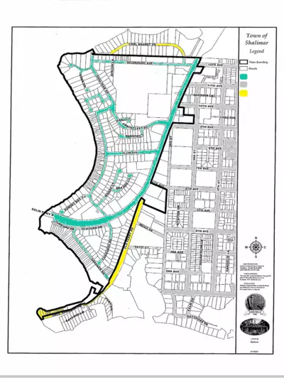 Town of Shalimar Map | Shalimar, FL